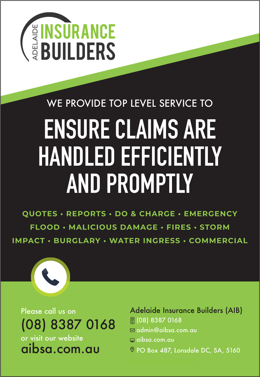 Adelaide Insurance Builders - AICLA