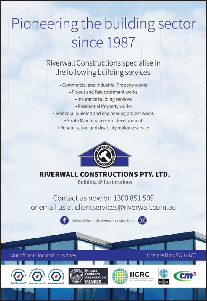 Riverwall Constructions - AICLA