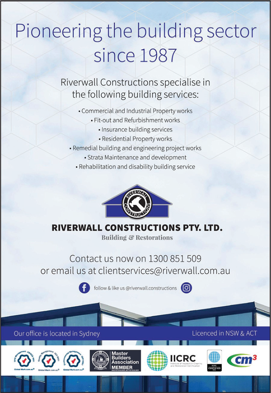 Riverwall Constructions - AICLA